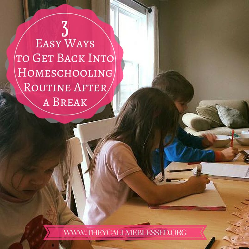 From Public School to Homeschool - They Call Me Blessed