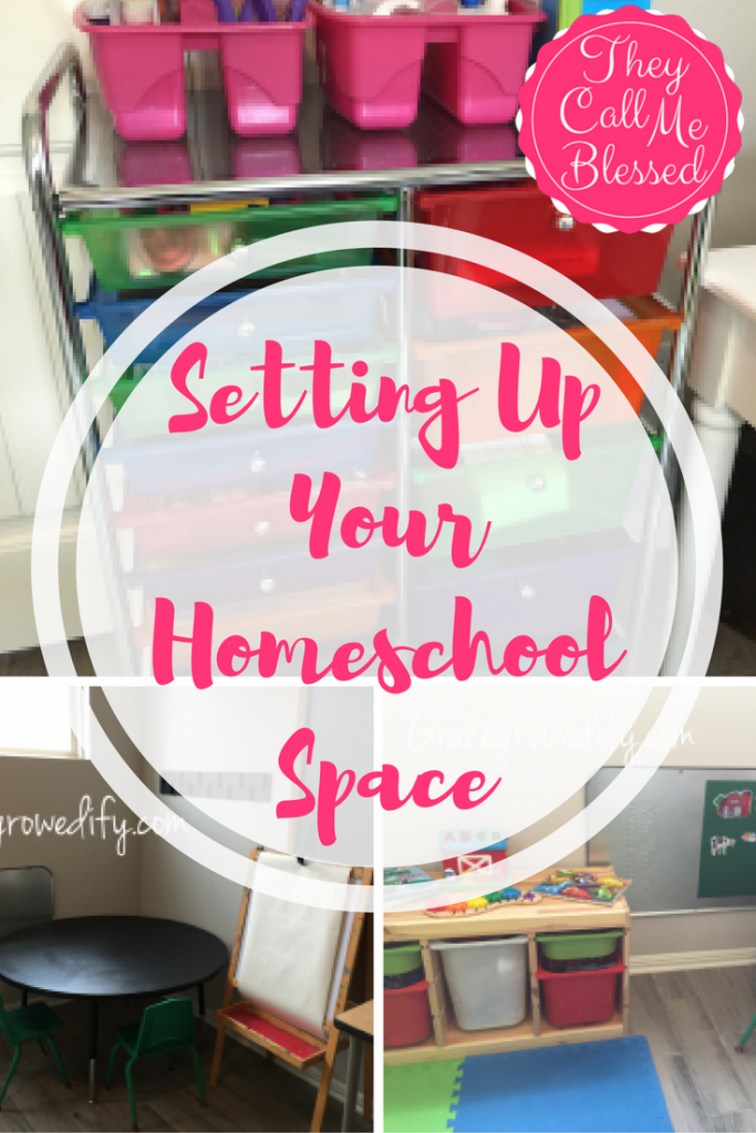 Setting Up Your Homeschool Space – They Call Me Blessed