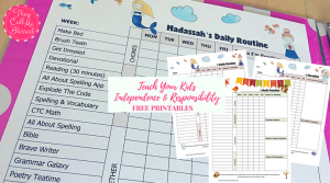 How to Teach Kids Independence and Responsibility (Free Kids’ Checklist ...