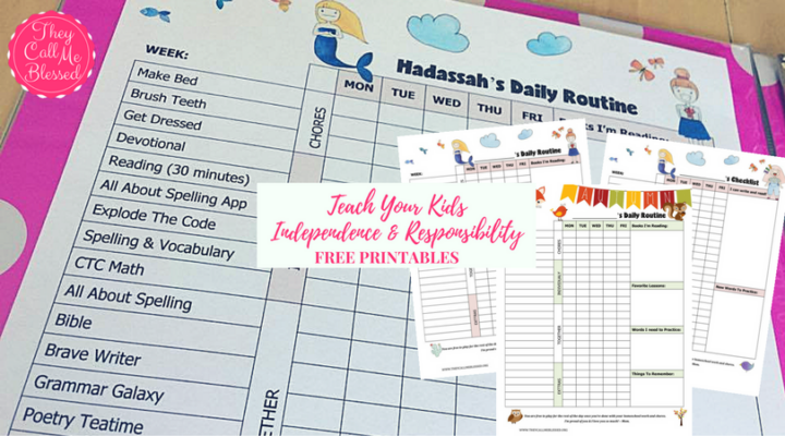 How to Teach Kids Independence and Responsibility (Free Kids' Checklist!)