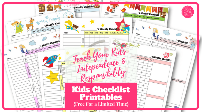 How to Teach Kids Independence and Responsibility (Free Kids' Checklist!)