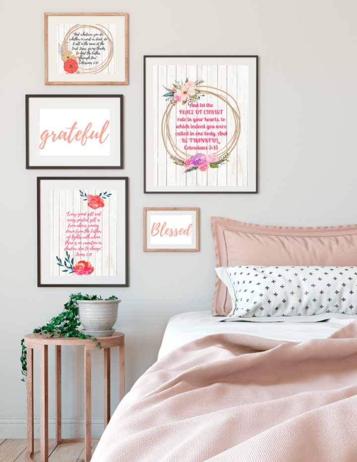 Gratitude & Thanksgiving Scriptures Printable