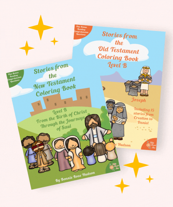 Old Testament & New Testament Coloring Books