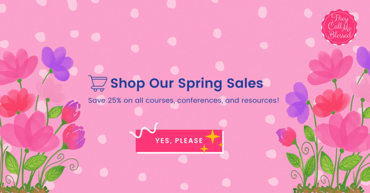 Homeschool Spring Sales - They Call Me Blessed